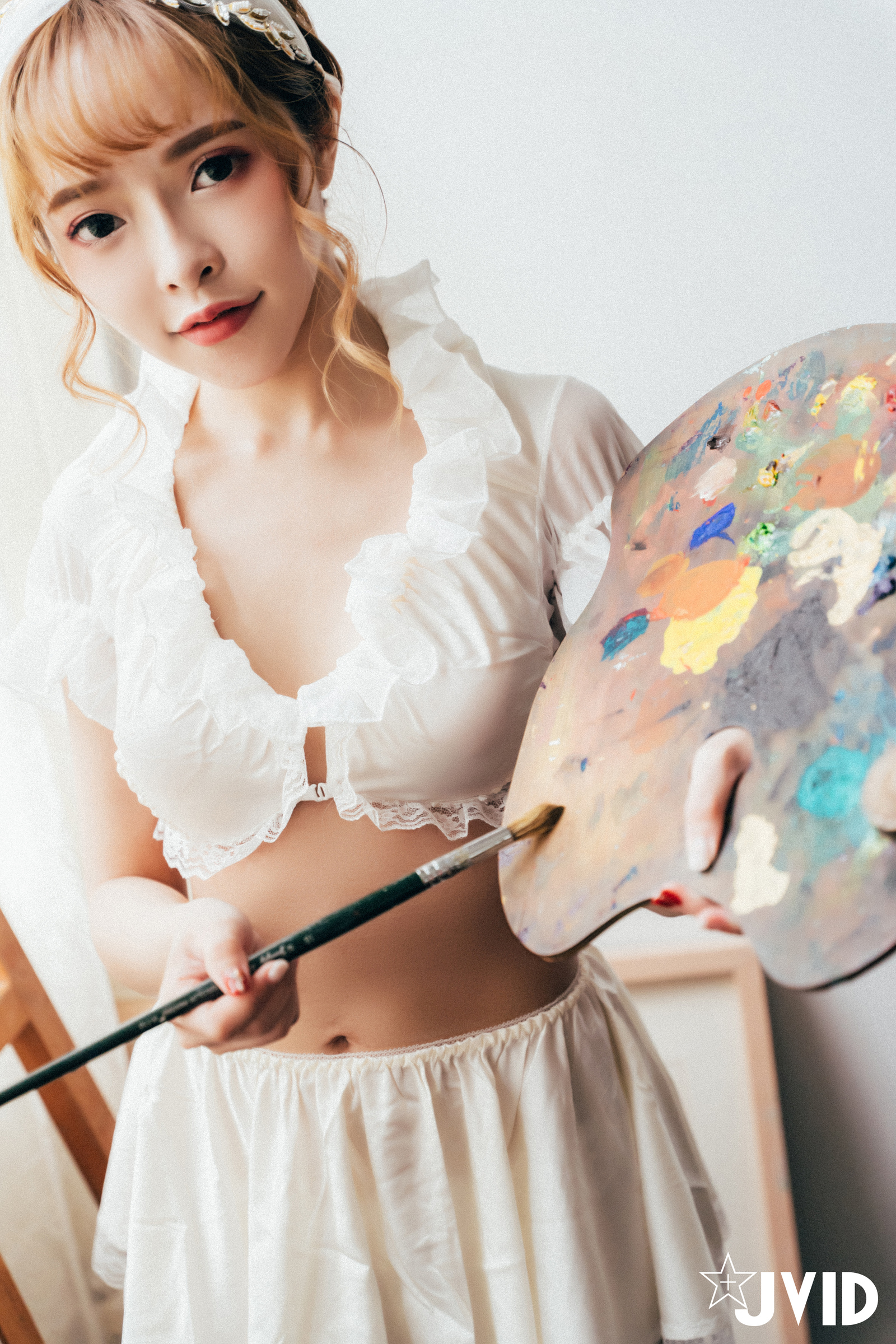 『JVID月刊写真150』小茉莉／畫室裡24小時的創作 24hr creation in the studio